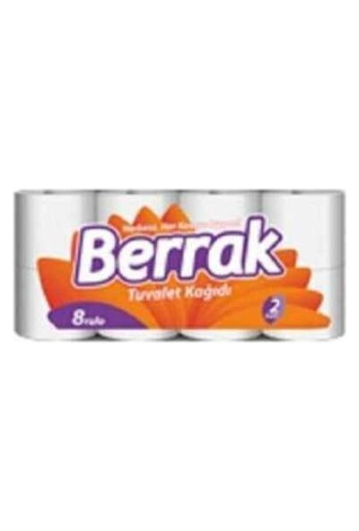 Berrak Tuvalet Kağıdı Çift Kat 8'li