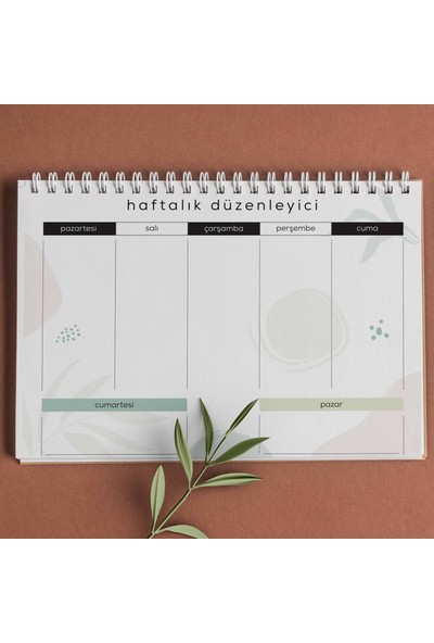 Apeirona Haftalık Planlayıcı - Özel Tasarım - Spiralli Apeirona Haftalık Planlayıcı - Özel Tasarım - Spiralli