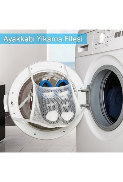 Mor Bebe Ayakkabı Yıkama Filesi (Battal Boy)