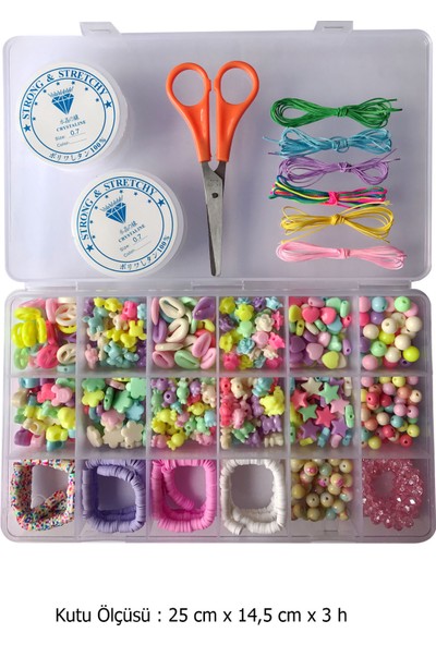 Unique Hobby Soft Renklerde Fimo Çocuklar Için Takı Yapma Seti - Hobi Bileklik Kolye Yapım Seti - Kendin Yap Unique Hobby Soft Renklerde Fimo Çocuklar Için Takı Yapma Seti - Hobi Bileklik Kolye Yapım Seti - Kendin Yap