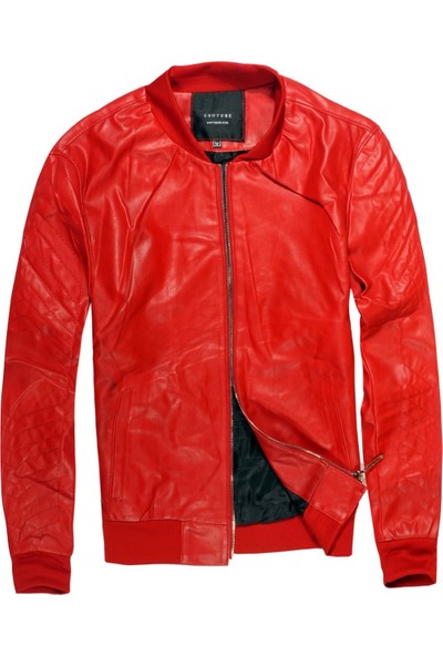 Penguenbrand P.brand Slim Fit Kesim Deri Ceket Premium KDH00743A