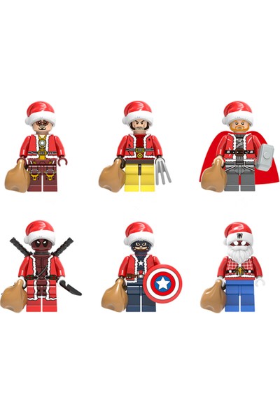 Sinley Süper Kahraman Noel Serisi Minifigure Yapı Taşı Oyuncak Hediye (From Abroad) (Yurt Dışından) Sinley Süper Kahraman Noel Serisi Minifigure Yapı Taşı Oyuncak Hediye (From Abroad) (Yurt Dışından)