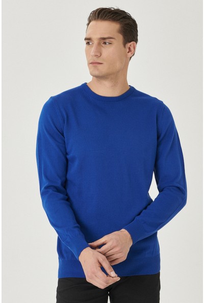 AC&Co / Altınyıldız Classics Standart Fit Bisiklet Yaka Basic Triko