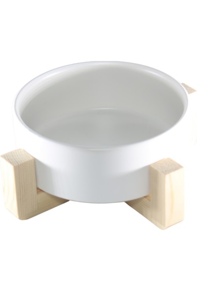Yılmazel Kedi Su/mama Kabı Çevre Dostu Iskandinav Stili Doğal Ahşap ve Seramikten Yılmazel Kedi Su/mama Kabı Çevre Dostu Iskandinav Stili Doğal Ahşap ve Seramikten