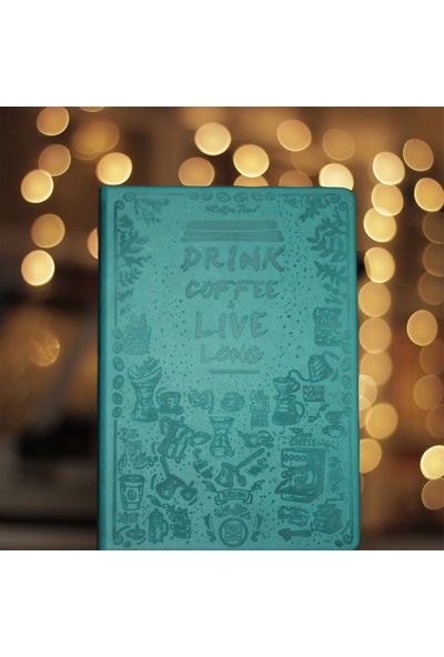 Eternal Coffee Doodle Dolmakalem Uyumlu Noktalı Ajanda