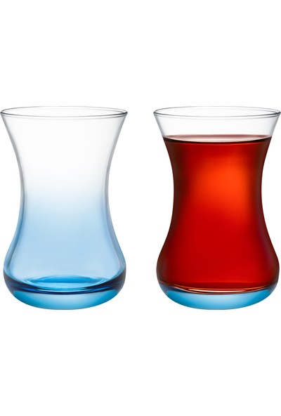 Madame Coco Lavem-Blue Sky 6'lı Çay Bardağı - 155 ml Madame Coco Lavem-Blue Sky 6'lı Çay Bardağı - 155 ml