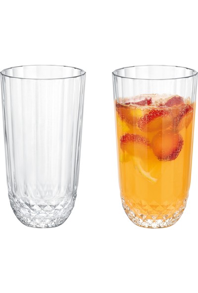 Madame Coco Brosse 4'lü Meşrubat Bardağı Seti - 345 ml