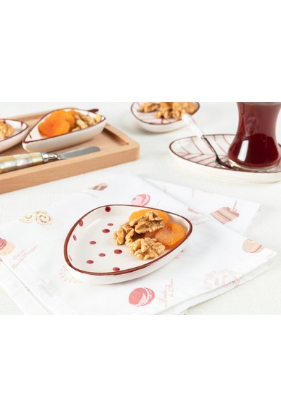 Madame Coco Vie Rouge Sauvage Sunum Tabağı - 13 cm