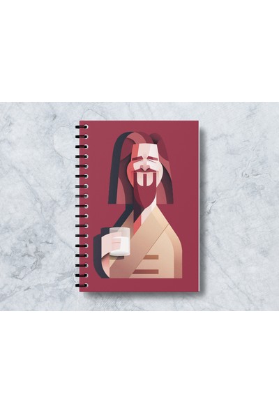 Pera Design Hollywood Karakteri Spiralli Not Defteri Parlak Kuşe Kapaklı 15X21 cm Pera Design Hollywood Karakteri Spiralli Not Defteri Parlak Kuşe Kapaklı 15X21 cm