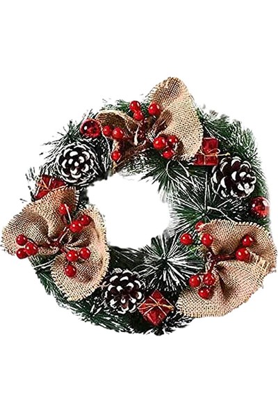 Baosity Noel Çelenk Ön Kapı Garland Hoop Dekor Büyük Knot (Yurt Dışından) Baosity Noel Çelenk Ön Kapı Garland Hoop Dekor Büyük Knot (Yurt Dışından)
