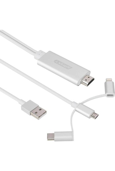 Mobitell Iphone Lightning To HDMI Görüntü Aktarıcı Kablo
