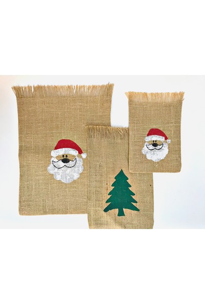 33 Stores Yılbaşı 3'lü Jüt Hediye Kesesi