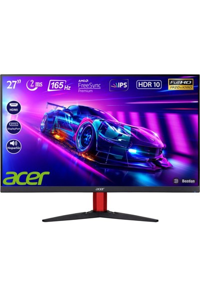 Acer Nitro KG272S Zeroframe 27” 165Hz 2ms (2x HDMI+Display) Freesync Premium Full HD IPS LED Monitör UM.HX2EE.S01 Acer Nitro KG272S Zeroframe 27” 165Hz 2ms (2x HDMI+Display) Freesync Premium Full HD IPS LED Monitör UM.HX2EE.S01