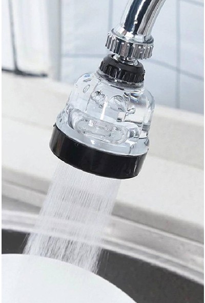 Chermik Şeffaf 3 Fonksiyonlu Mutfak Lavabo Başlığı 360 Derece Dönen Tasarruflu Musluk Başlığı 1410 Chermik Şeffaf 3 Fonksiyonlu Mutfak Lavabo Başlığı 360 Derece Dönen Tasarruflu Musluk Başlığı 1410