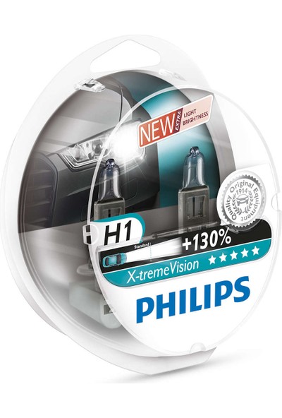 Philips H1 X- Treme Vision +130 Ampul Seti 12258 Xvs2 Philips H1 X- Treme Vision +130 Ampul Seti 12258 Xvs2