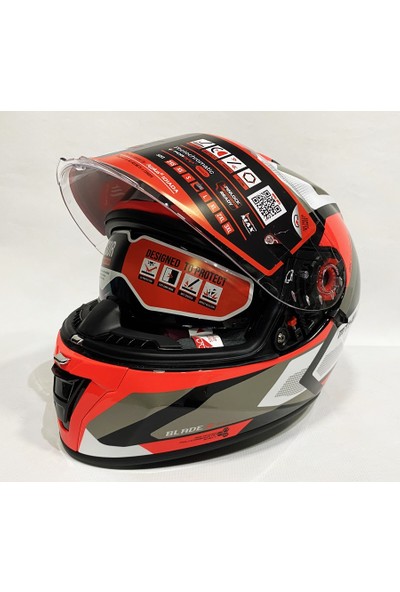 mt Kask mt Blade 2 Sv Finishline D5 Gloss Pearl Red Güneş Vizörlü mt Kask mt Blade 2 Sv Finishline D5 Gloss Pearl Red Güneş Vizörlü