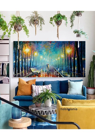 Hobimania Kanvas Tablo Yağlı Boya Görünümlü Işıklı Yolda Yürüyen Çift 35 x 50 cm Duvar Dekorasyon Tablo Moda Hobimania Kanvas Tablo Yağlı Boya Görünümlü Işıklı Yolda Yürüyen Çift 35 x 50 cm Duvar Dekorasyon Tablo Moda