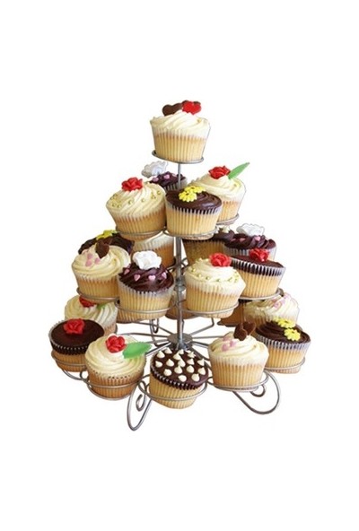 Alsepetavm Metal Cupcake Standı 5 Katlı / 23'lü Kek Standı Alsepetavm Metal Cupcake Standı 5 Katlı / 23'lü Kek Standı
