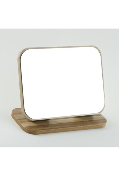 Kialvis Ahşap Masaüstü Ayna