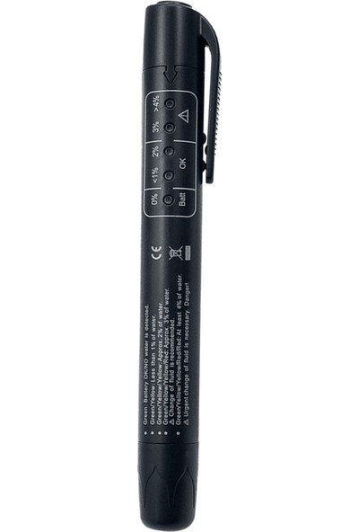 Strade Store Evrensel Araba Fren Hidroliği Yağ Nem Test Cihazı 5 LED Test Göstergesi Kalem (Yurt Dışından)