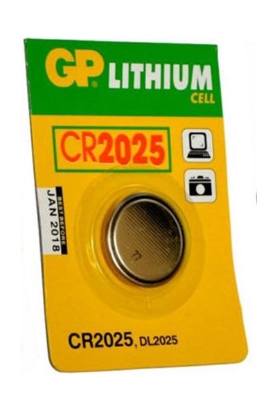 Transformacion Gp CR2025 3 V Lityum 5'li Para Pil 661089 6 Lı Paket