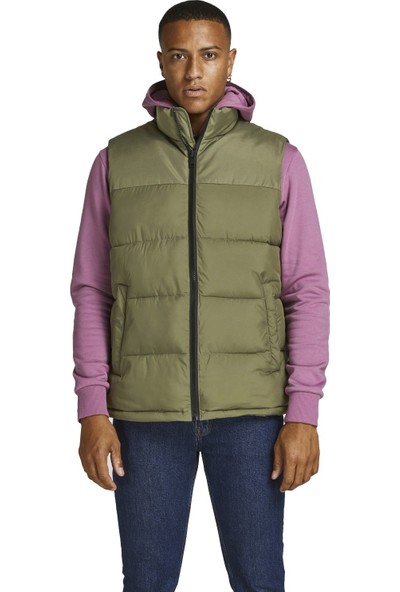 Jack & Jones Erkek Düz Yelek 12189973 Jack & Jones Erkek Düz Yelek 12189973