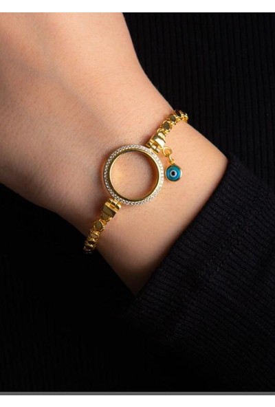 Alzey Çeyrek Koyulabilen Gold Kaplamalı Bileklik Alzey Çeyrek Koyulabilen Gold Kaplamalı Bileklik