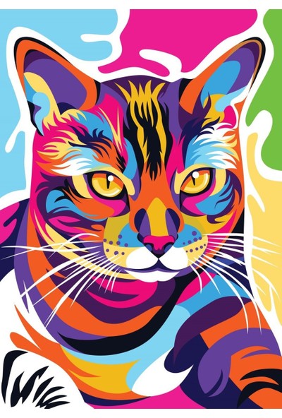 Nova Puzzle Nova 1000 Parça Renkli Kedi Puzzle Nova Puzzle Nova 1000 Parça Renkli Kedi Puzzle