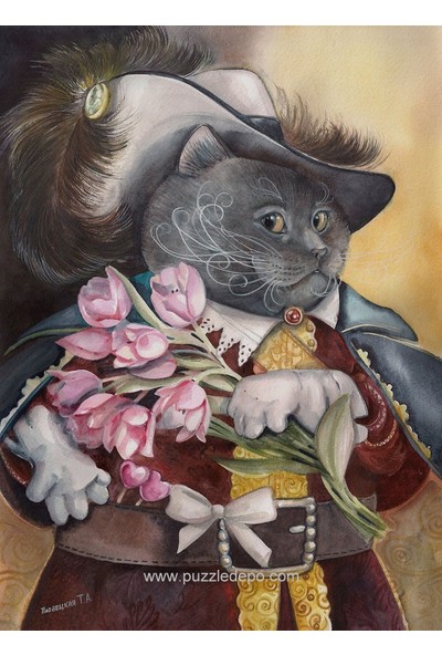 Nova Puzzle 41099 - 1000 Parça Romantik İngiliz Silahşörü Puzzle - Tatiana Plovetskaya Nova Puzzle 41099 - 1000 Parça Romantik İngiliz Silahşörü Puzzle - Tatiana Plovetskaya