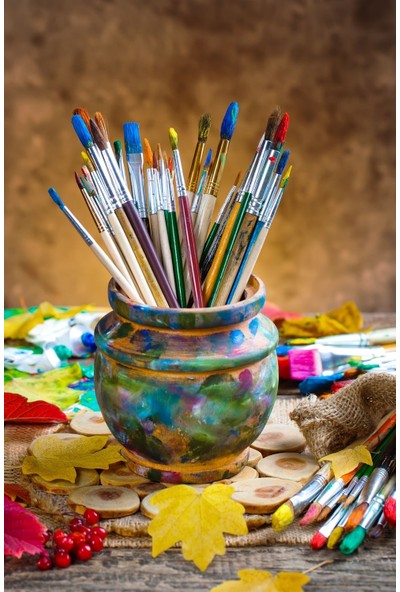 Nova Puzzle 1000 Parça Boyalarim Ve Firçalarim Puzzle - 41022 Nova Puzzle 1000 Parça Boyalarim Ve Firçalarim Puzzle - 41022