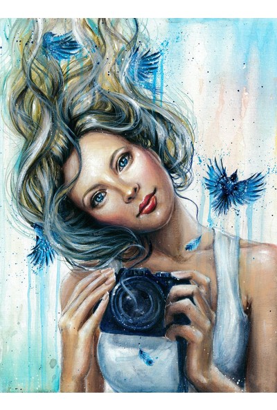 Nova Puzzle 1000 Parça Fotoğraf Çeken Kiz Puzzle - Tanya Shatseva Nova Puzzle 1000 Parça Fotoğraf Çeken Kiz Puzzle - Tanya Shatseva