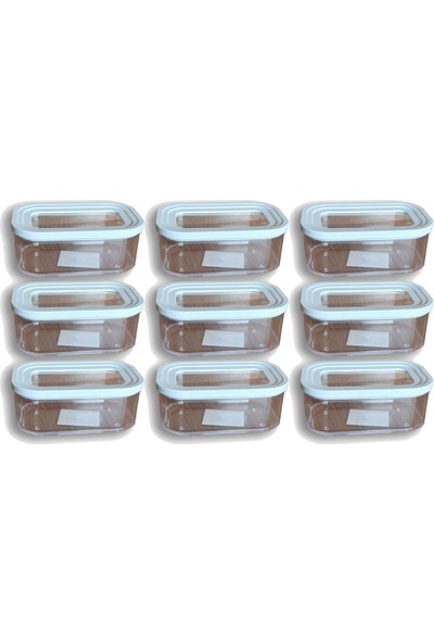 Favilla Dikdörtgen Contalı Kutu 6'lı 425 ml Kahvaltılık Saklama Kabı Favilla Dikdörtgen Contalı Kutu 6'lı 425 ml Kahvaltılık Saklama Kabı