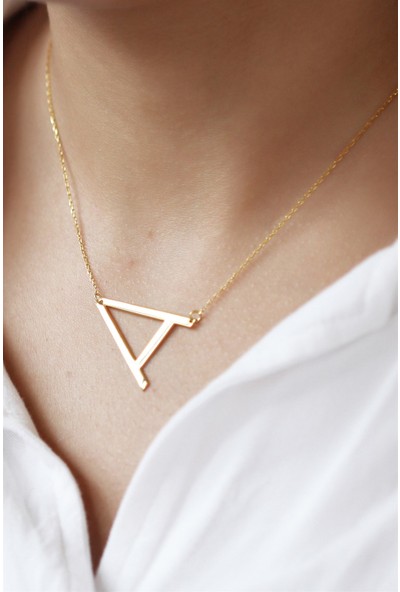 Lieza Jewelry Gümüş Harf Kolye