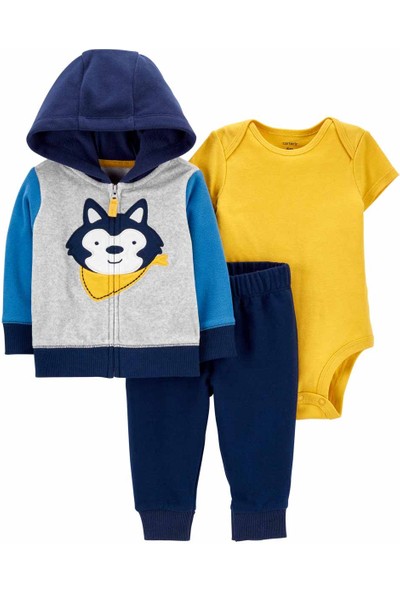 Carter's Erkek Bebek 3'lü Set - Cs 1M062310