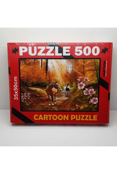 Swawe Cartoon Oyuncak Puzzle 500 Parça Doğa Hayvan