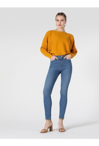 Colin's Sarı Kadın Kazak