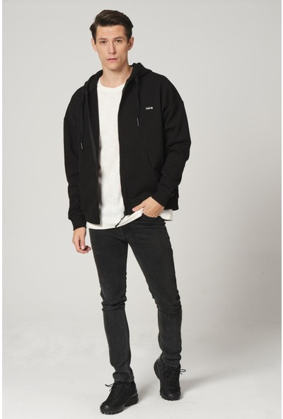 Alexandergardı Fermuarlı Kapüşonlu Sweatshirt (UN-501403)