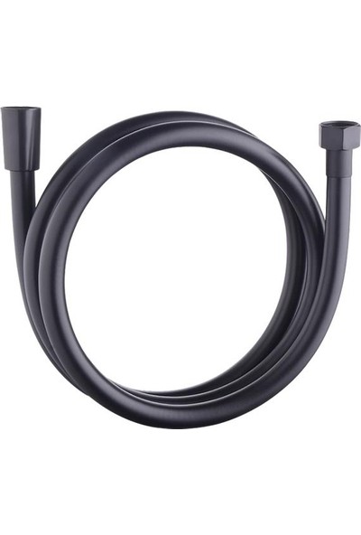 Brkyapı Berev Pvc Banyo Duş Hortumu Spirali Mat Siyah