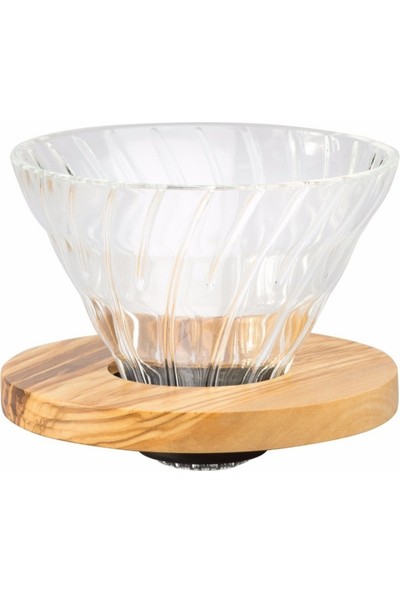 Hario V60 02 Cam Dripper Olive Wood Hario V60 02 Cam Dripper Olive Wood