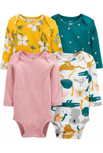 Carter's Layette Kız Bebek 4'lü Body 1M092810
