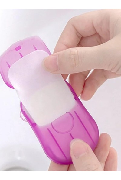 Silvia Organik Gül Esanslı Kağıt Sabun 20 Yaprak