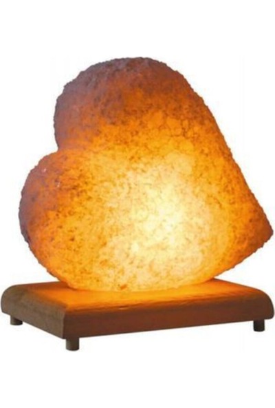 Evci Tuz Kaya Tuzu Lambası Tuz Lambası Tırtıklı Kalp Evci Tuz Kaya Tuzu Lambası Tuz Lambası Tırtıklı Kalp