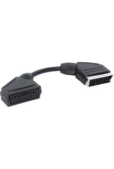 Transformacion Scart Erkek-Dişi Ara Kablo 20 cm 244017 6'lı Transformacion Scart Erkek-Dişi Ara Kablo 20 cm 244017 6'lı