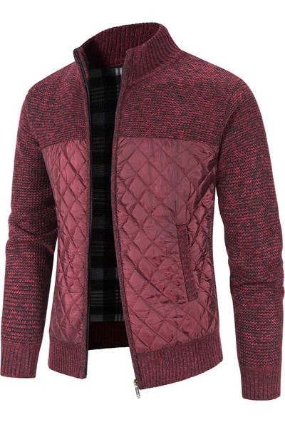 Gemdeck Erkek Polar Kalın Örme Ceket Casual Stand Yaka Hırka Kazak (Yurt Dışından) Gemdeck Erkek Polar Kalın Örme Ceket Casual Stand Yaka Hırka Kazak (Yurt Dışından)