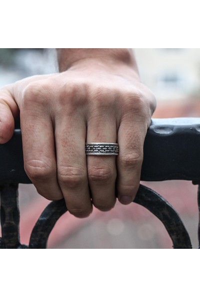 Knk Roydz Gümüş Kaplama Her Parmağa Ayarlanabilir Model Unisex Yüzük