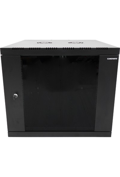 Canovate 9u 19'' 600X560MM Duvar Tipi Kabinet Tek Gövdeli Gri