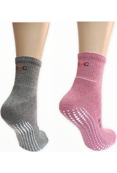 Calze Vita Kaymaz Tabanlı Pilates Yoga Çorabı 2 Adet Calze Vita Kaymaz Tabanlı Pilates Yoga Çorabı 2 Adet