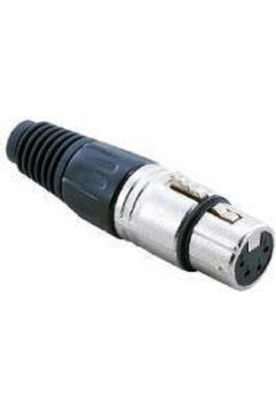 4 Pin Xlr Dişi Konnektör