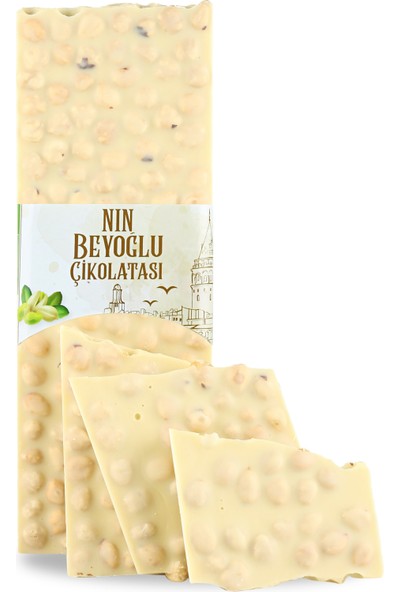 Nin Chocolate Fındıklı Beyoğlu Çikolatası Fildişi 250G Nin Chocolate Fındıklı Beyoğlu Çikolatası Fildişi 250G