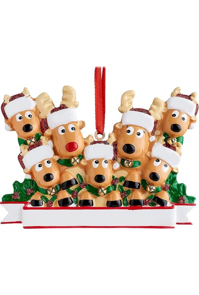 Bdz Mall Kişiselleştirilmiş Aile Noel Noel Ağacı Asılı (Yurt Dışından)